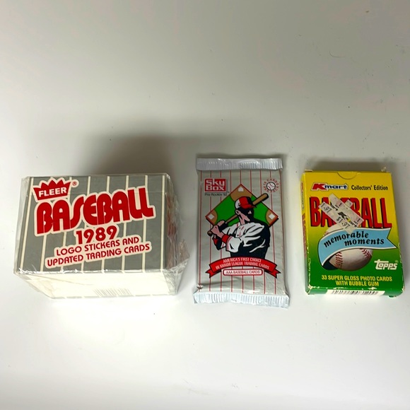 Other | Vintage Baseball Cards 89 Fleer 92 Skybox 88 Kmart | Poshmark